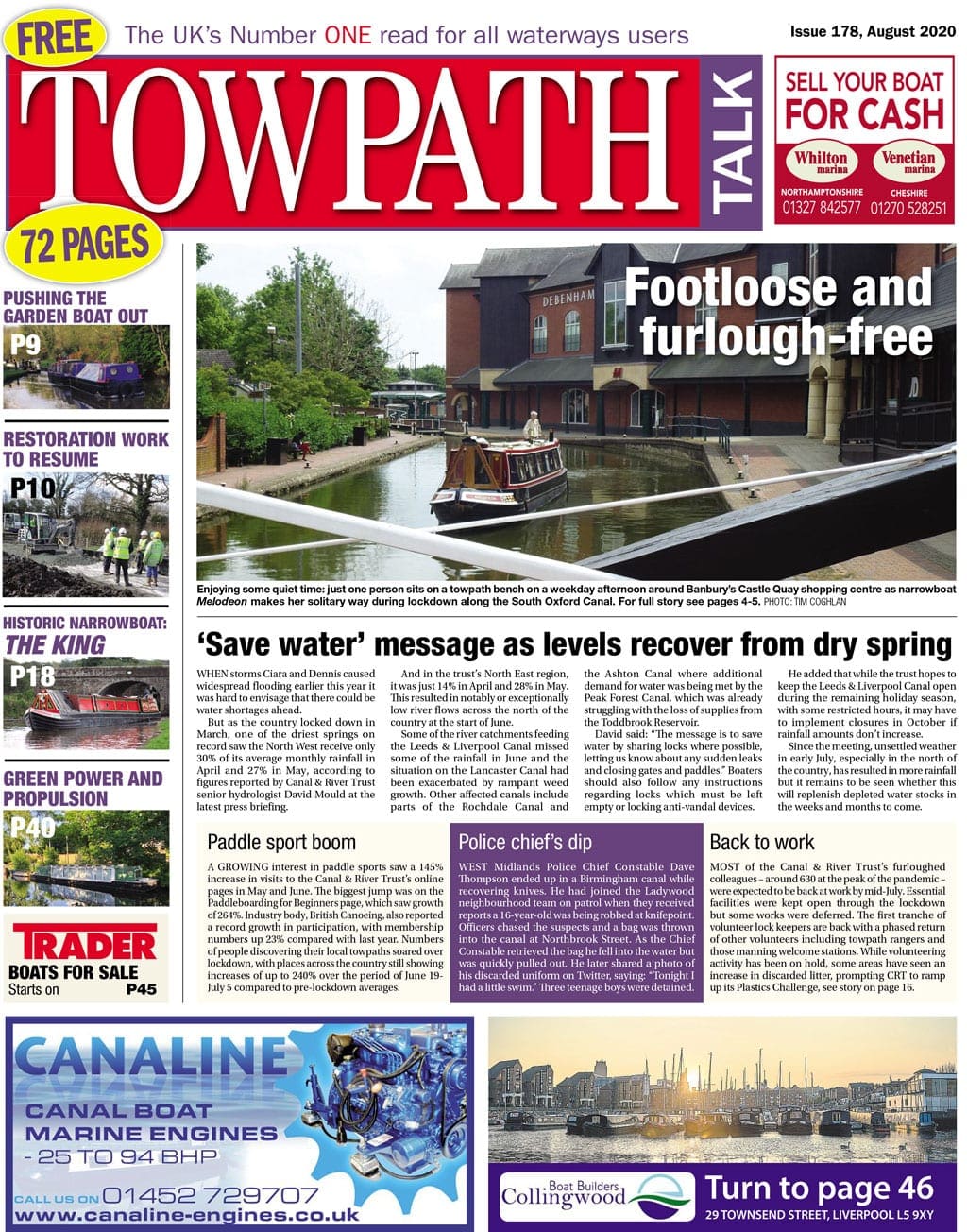 Inside the August issue of Towpath Talk | Towpath Talk