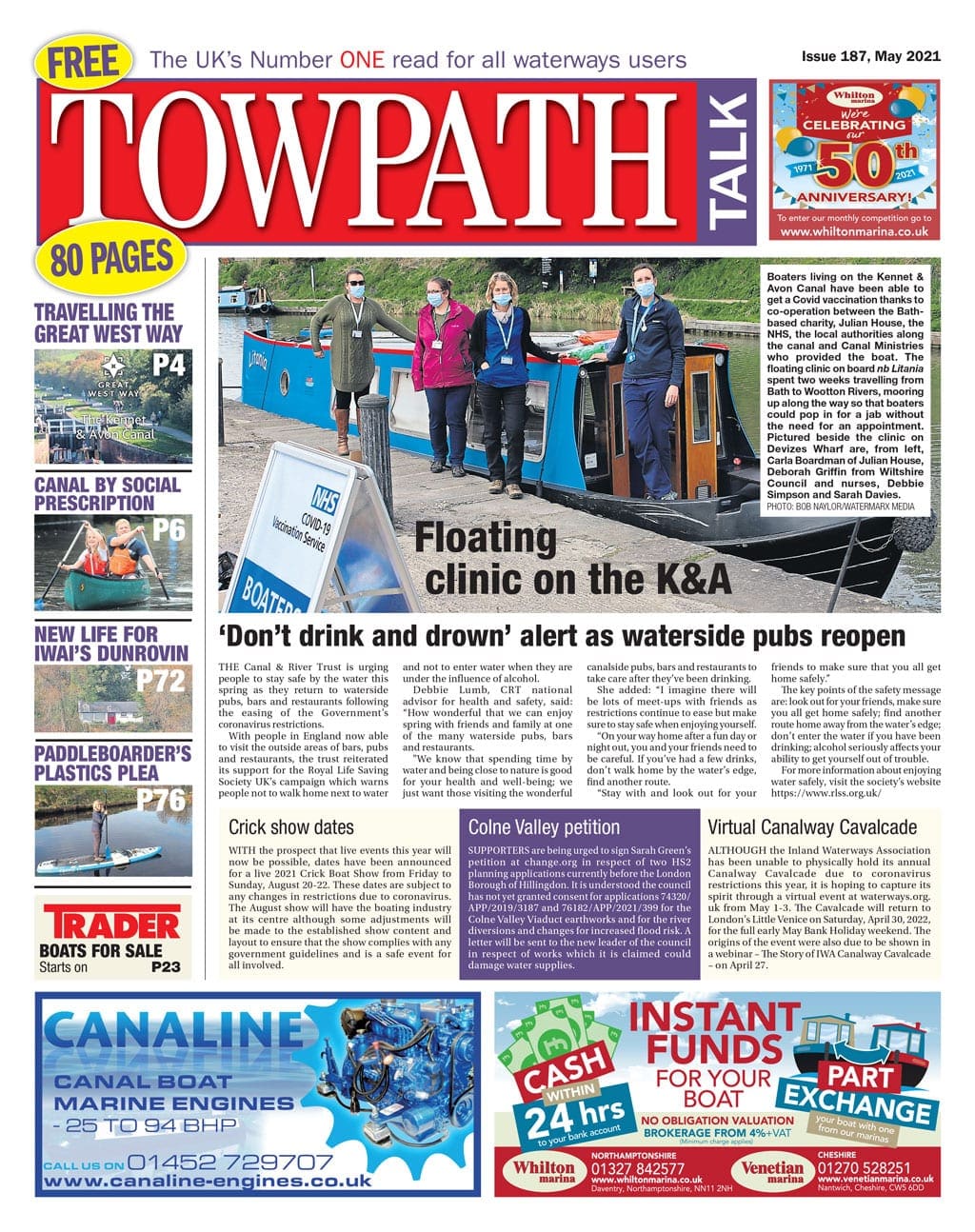 Inside the May issue of Towpath Talk | Towpath Talk