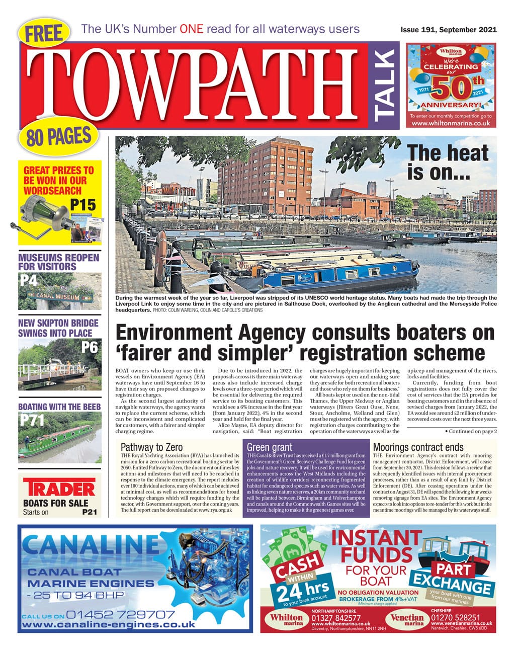 Inside the September issue of Towpath Talk | Towpath Talk