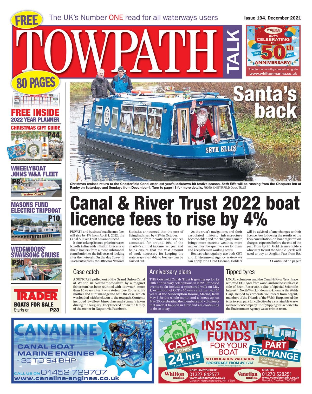 Inside the December issue of Towpath Talk | Towpath Talk