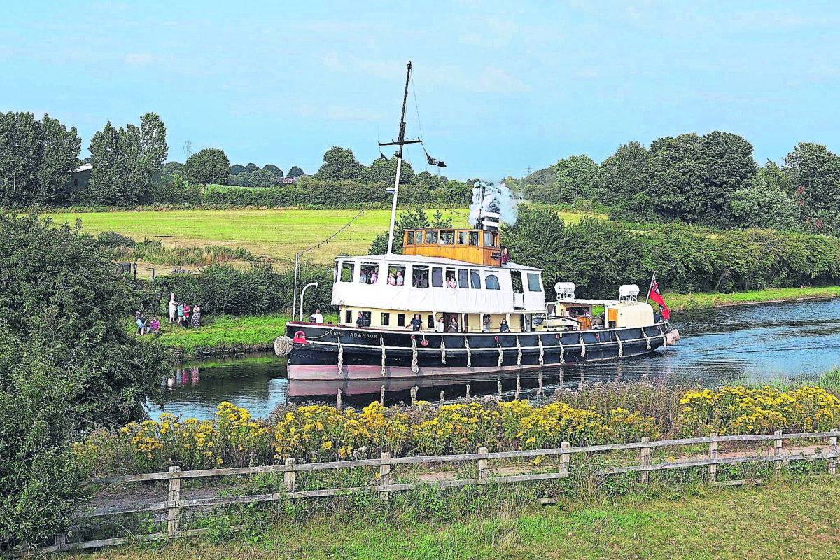 Steam ship ‘The Danny’ fires up for record cruising year | Towpath Talk