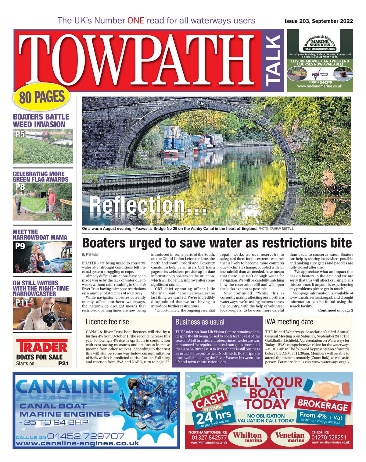 Inside the September issue | Towpath Talk