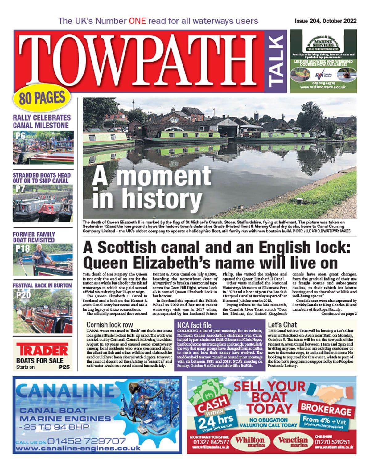 Inside the October issue | Towpath Talk