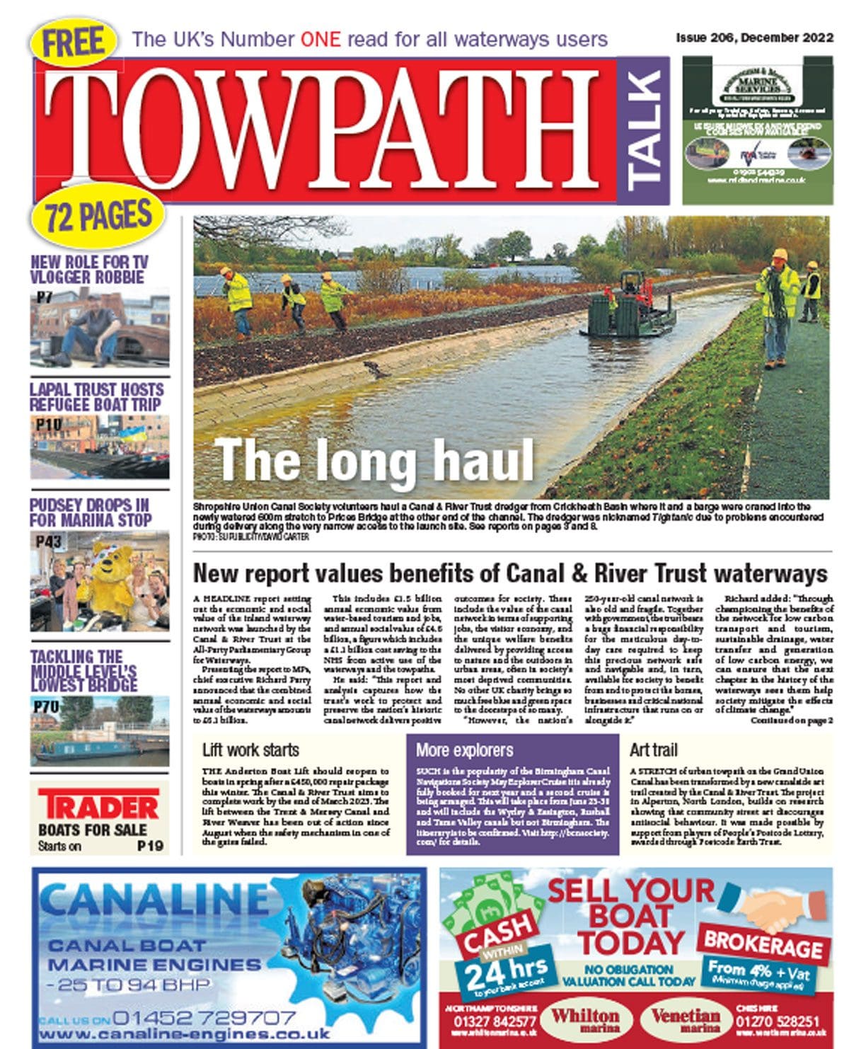 Inside the December issue | Towpath Talk