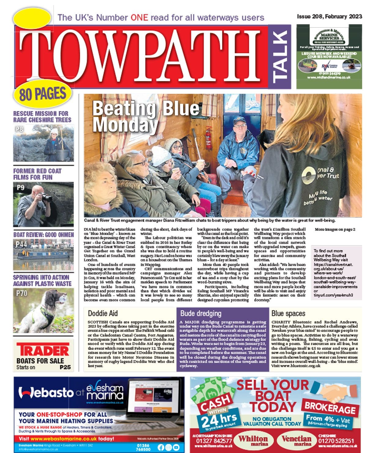 Inside the February issue | Towpath Talk